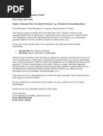 Dunning Letter Templates for Payment Follow-up | PDF