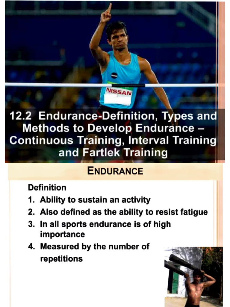 Endurance | PDF | Sports Science | Management Of Obesity