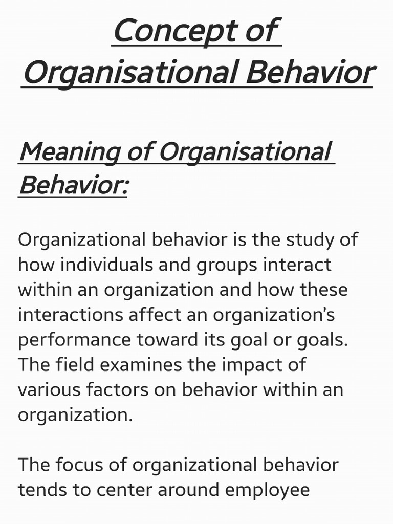 Organizational Behavior 230711 131139-1 | PDF