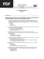 MAKABANSA WORKSHEET Week 3 | PDF