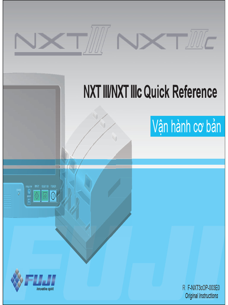 NXT III - Quick Operation | PDF