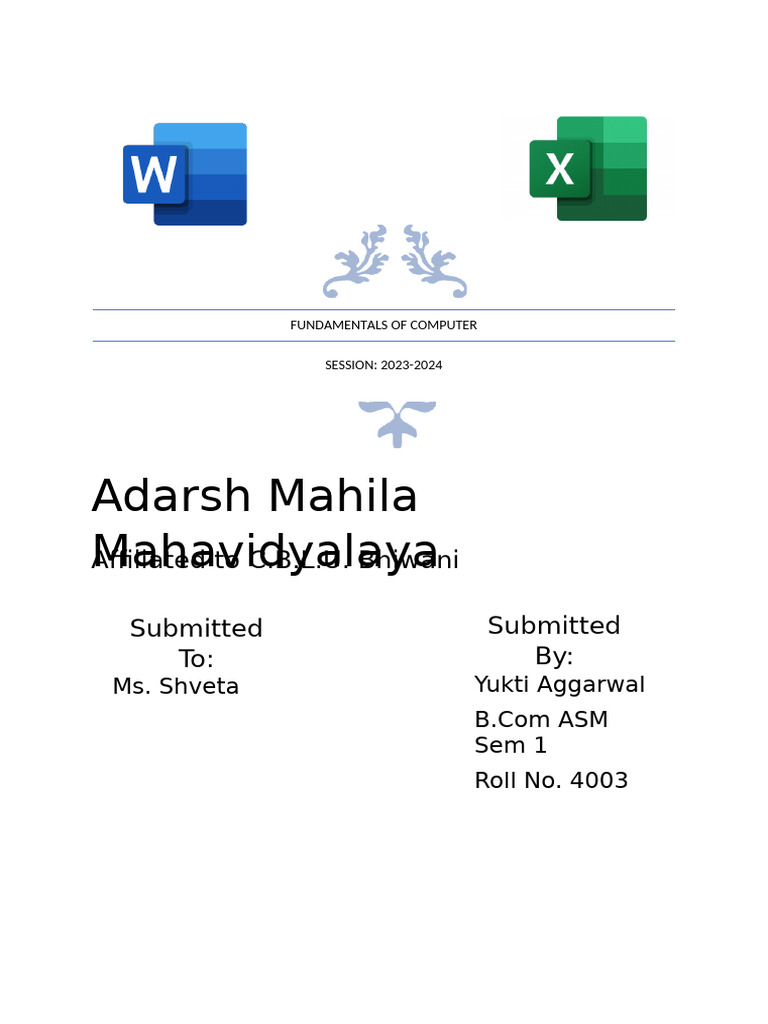 FOC ASSIGNMENT-1 | PDF | Window (Computing) | Microsoft Excel FOC ASSIGNMENT-1 | PDF | Window (Computing) | Microsoft Excel