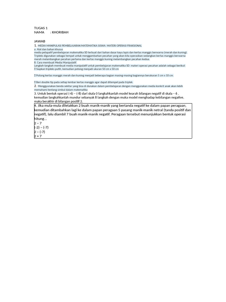 TUGAS 1.docx MTK | PDF