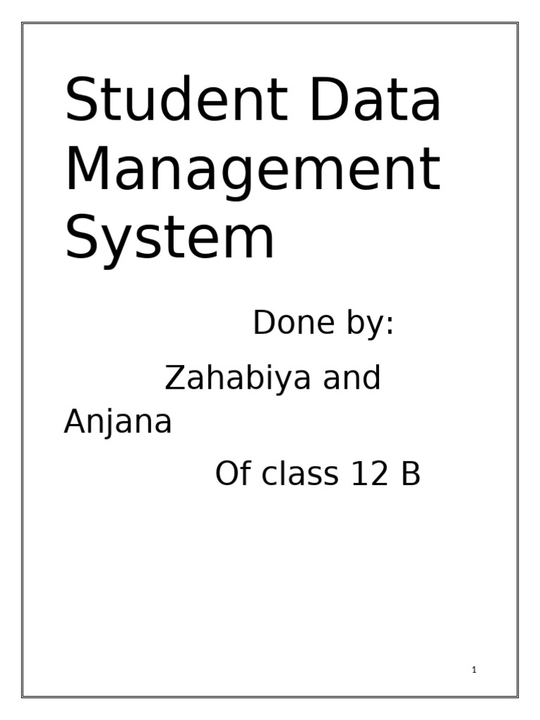 Ip Class 12 Project Python and SQL | PDF | My Sql | Databases Ip Class 12 Project Python and SQL | PDF | My Sql | Databases