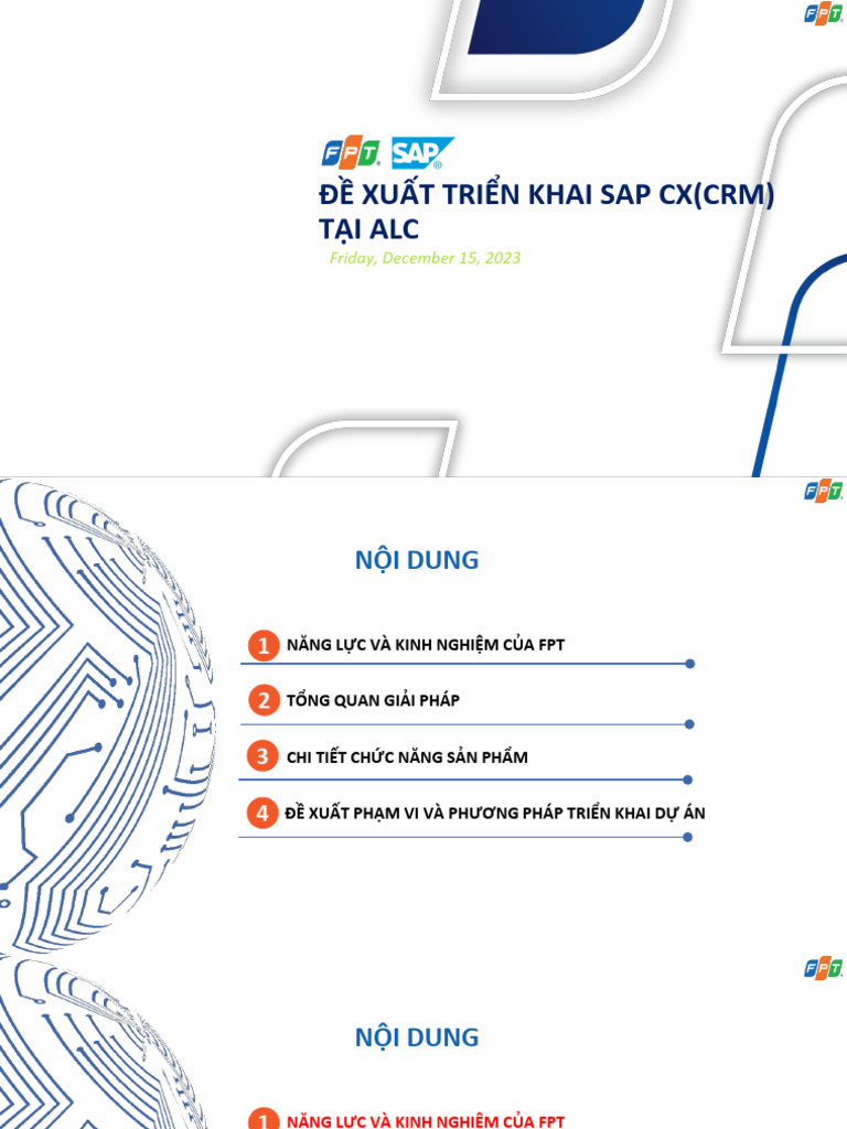 SAP CRM Proposal V1.0 | PDF