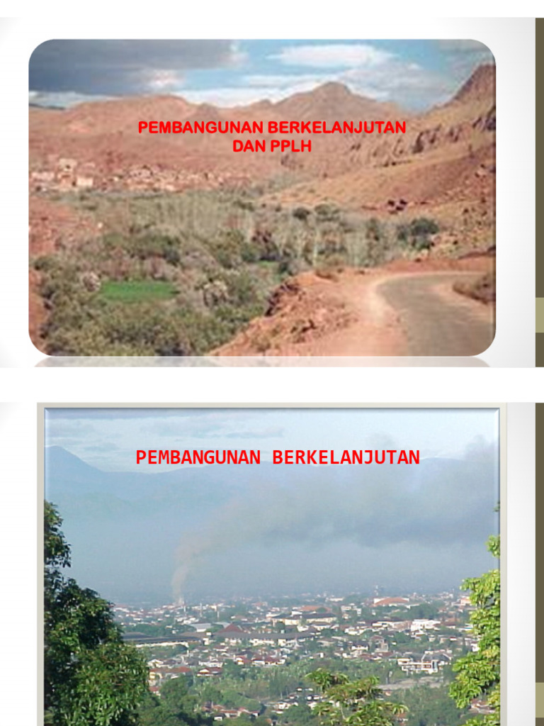 Pembangunan Berkelanjutan dan PPLH | PDF