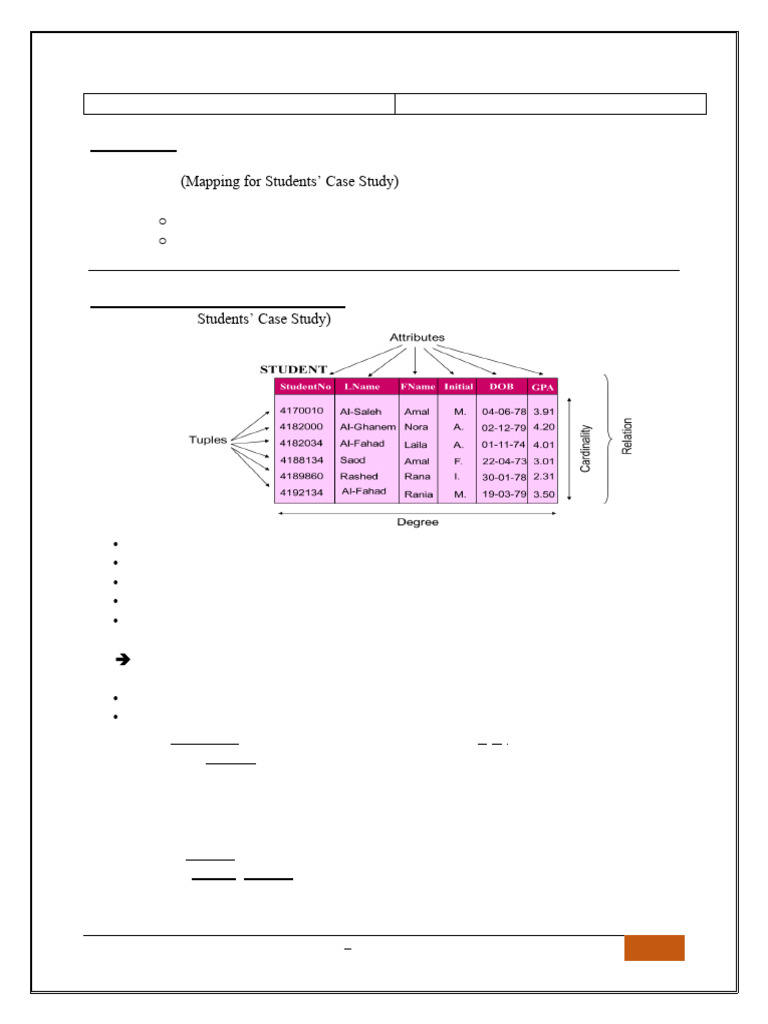 Database Section (2)-3CS | PDF | Relational Model | Sql