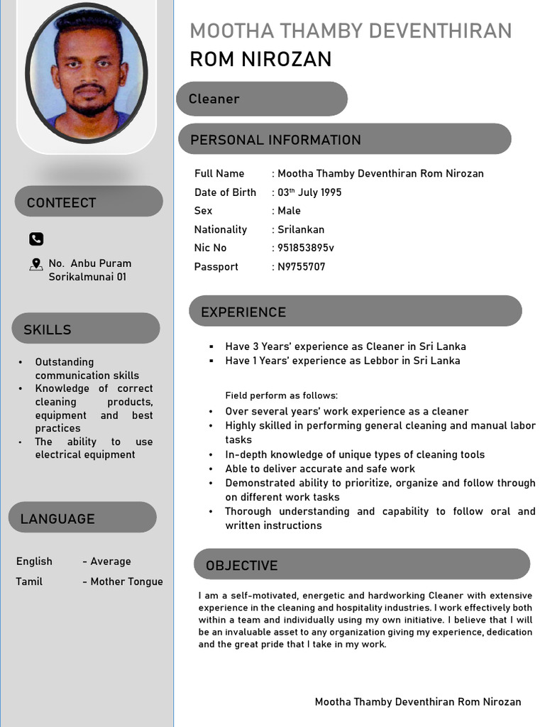 Mootha Thamby Deventhiran Rom Nirozan | PDF