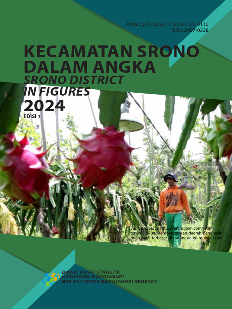 Kecamatan Srono Dalam Angka 2024 | PDF