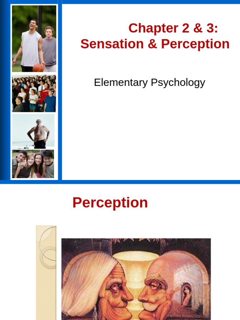 Chapter-2 and 3 - Sensation and Perception-1 | PDF | Illusion | Perception