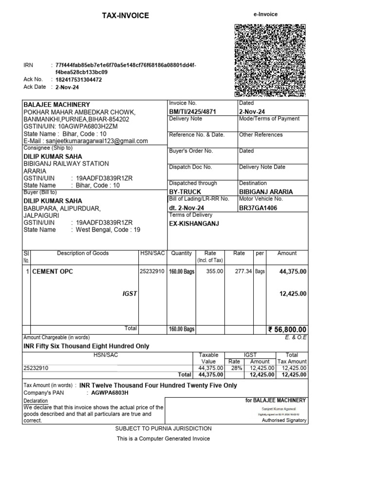 Tax Invoice | PDF | Public Finance | Taxation