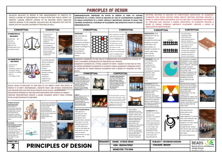 INTERIOR DESIGN Principles of Design | PDF | Composition (Visual Arts ...