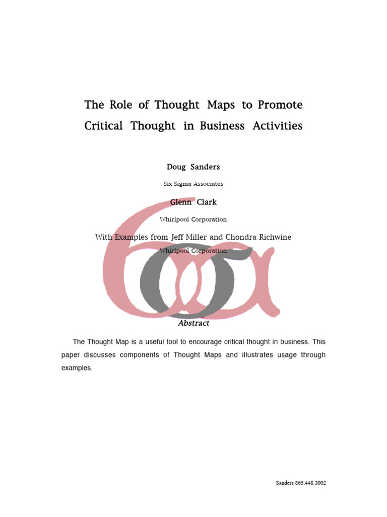Thought Maps | PDF | Hypothesis | Theory