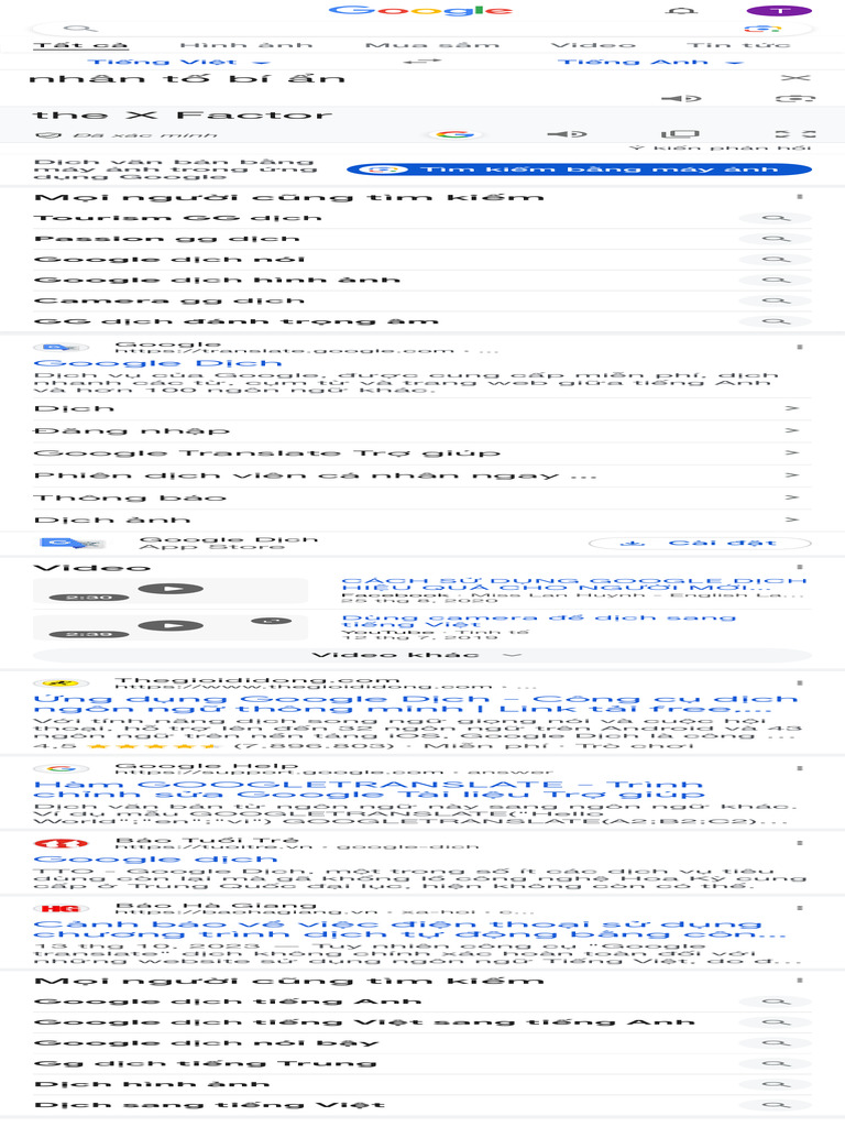 GG Dịch - Tìm Trên Google | PDF