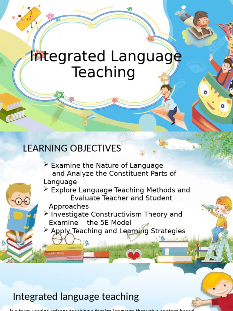 Integrated Language Teaching (Autosaved) | PDF | Language Education | Constructivism (Philosophy ...