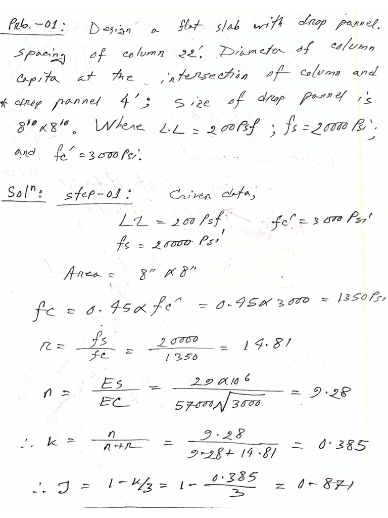 Flat Slab (Prb. 1) | PDF