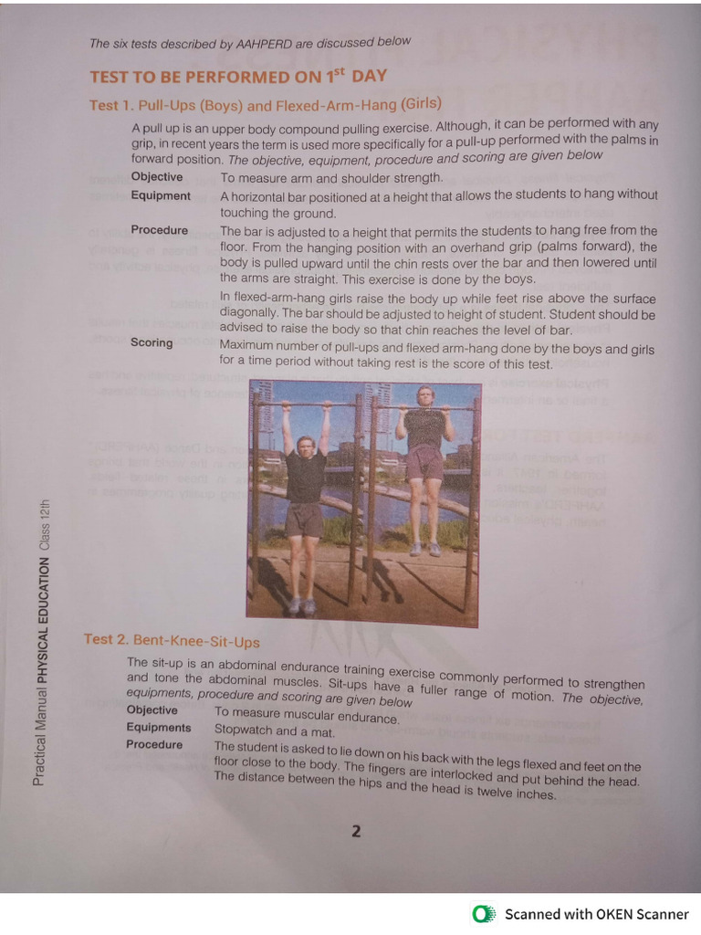 Class XII Ph. Edu. Practical | PDF