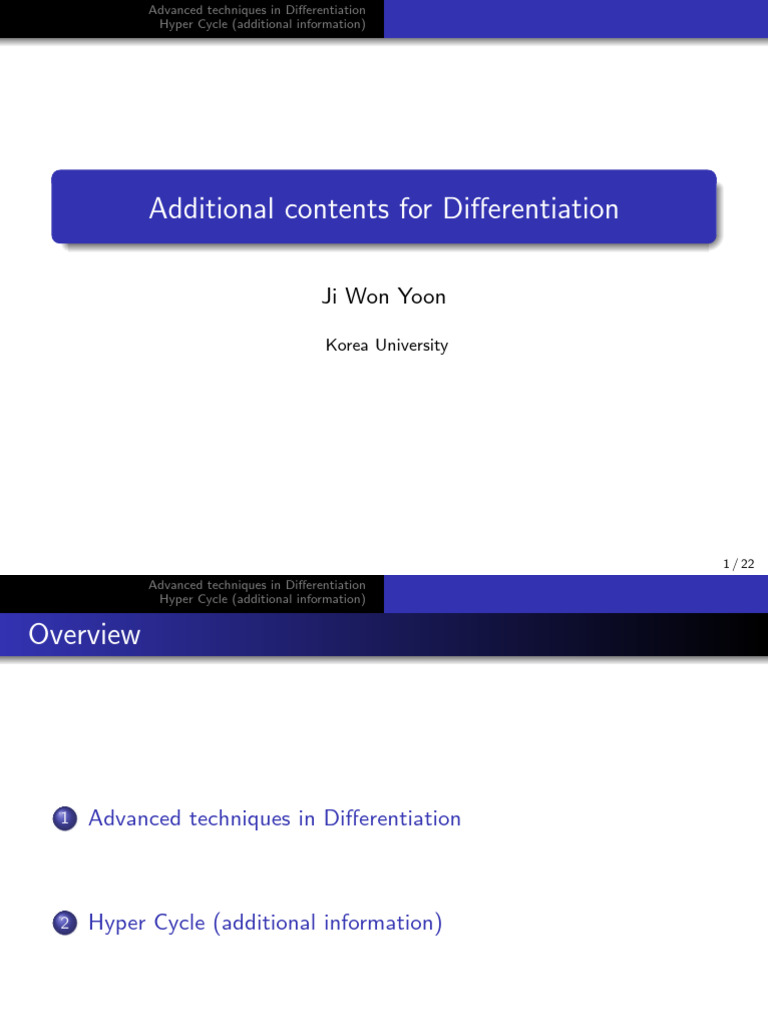 Additional Differentiation | PDF | Tangent | Derivative