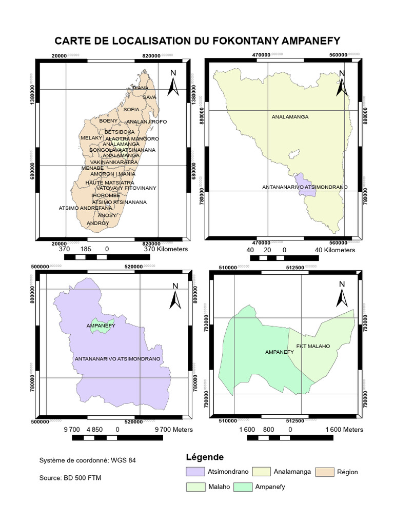 Carte de Localisation Ampanefy | PDF