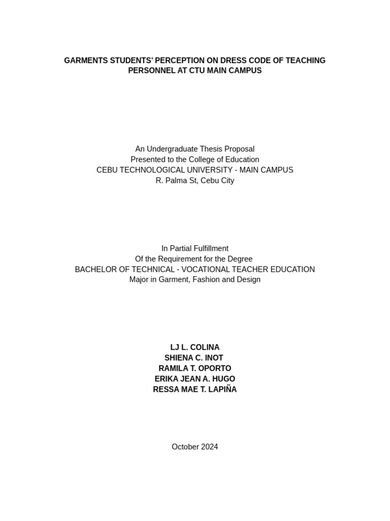 Revise Research Dress Code K2 | PDF | Survey Methodology | Teachers