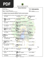 Science Worksheet Grade 5 - Topic: Solid Liquid Gas Name: - Date: - A ...