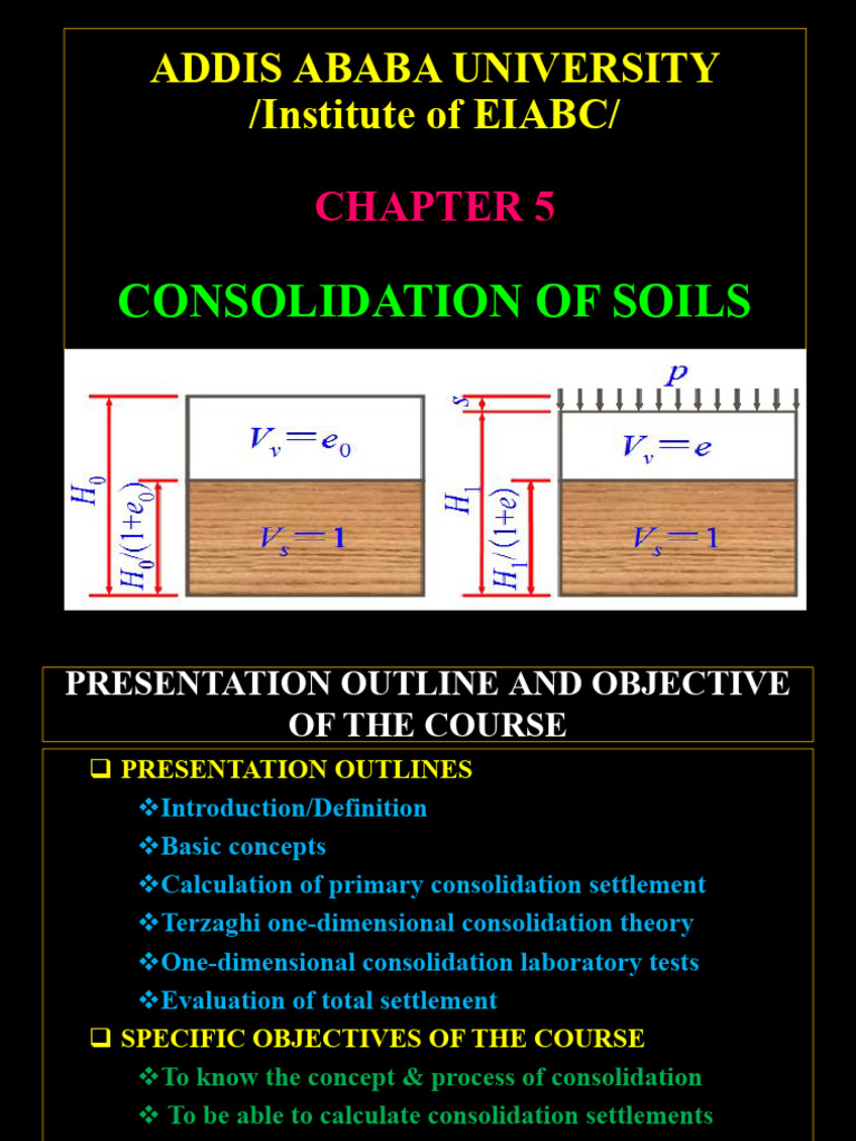 Soil Chapter 5 - Consolidation of Soils | PDF | Applied And ...