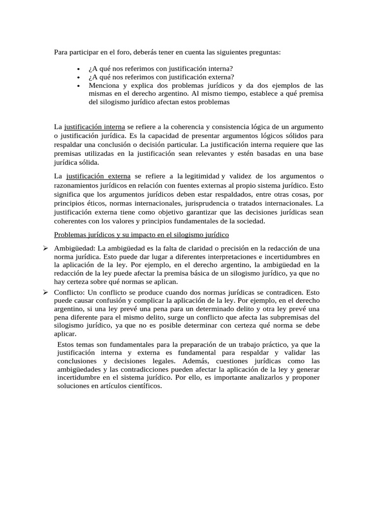 Foro 2 Tp2 Teoría de La Argumentación Jurídica | PDF | Política | Derecho