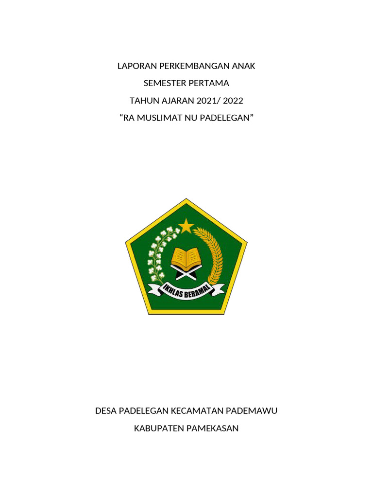 Contoh Raport | PDF