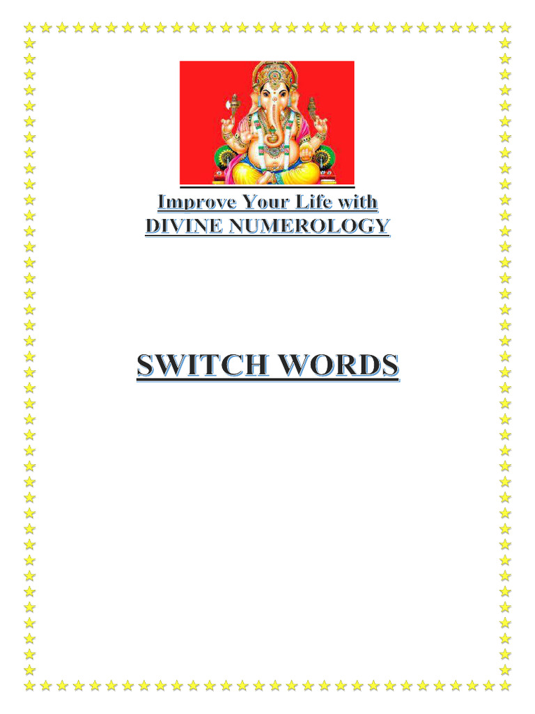 Ebook of Switchwords | PDF | Wellness | Lifestyle