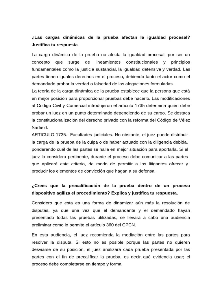 Foro 2 Tp2 Procesos Civiles y Comerciales. | PDF | Ciencias sociales