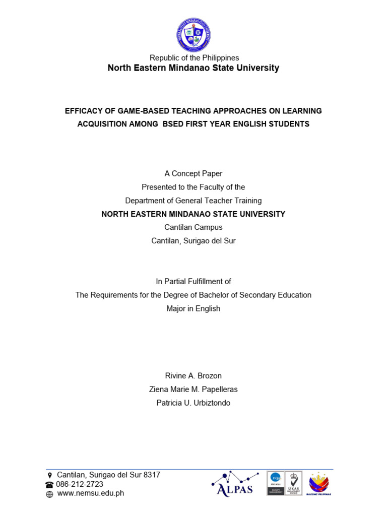 Efficacy of Game-Based Teaching Approaches On Learning | PDF | Learning | Behavioural Sciences