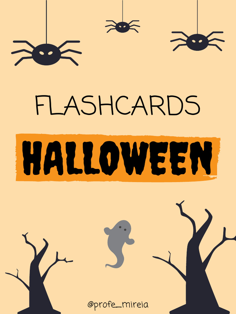 Flashcards de Halloween para Clase | PDF