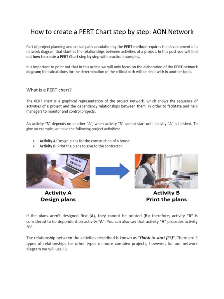 How To Create A PERT Chart Step by Step | PDF | Teaching Methods & Materials | Art