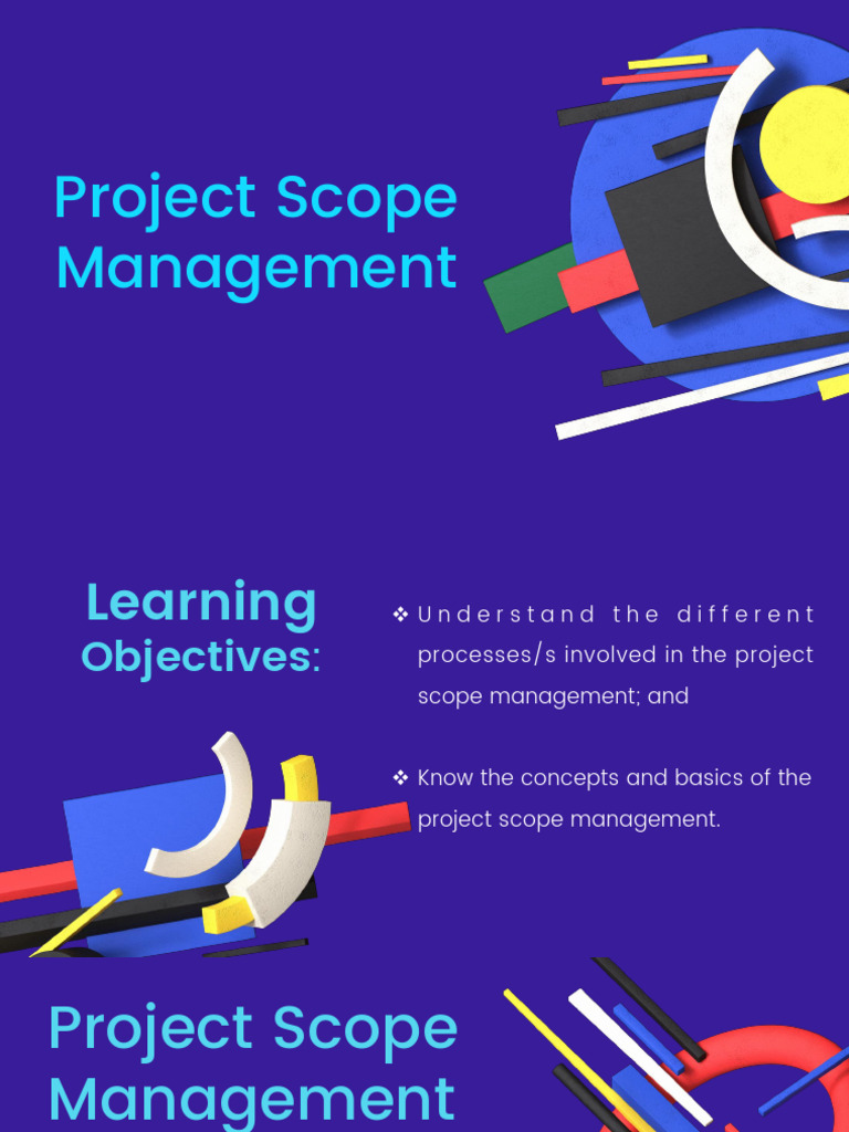 Project Scope Management | PDF | Project Management | Scope (Computer Science)