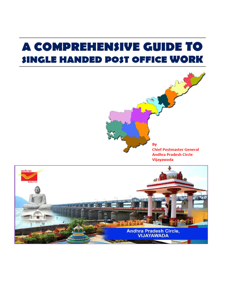 Guide to Single Handed Post Office Work | PDF | Point Of Sale | Receipt