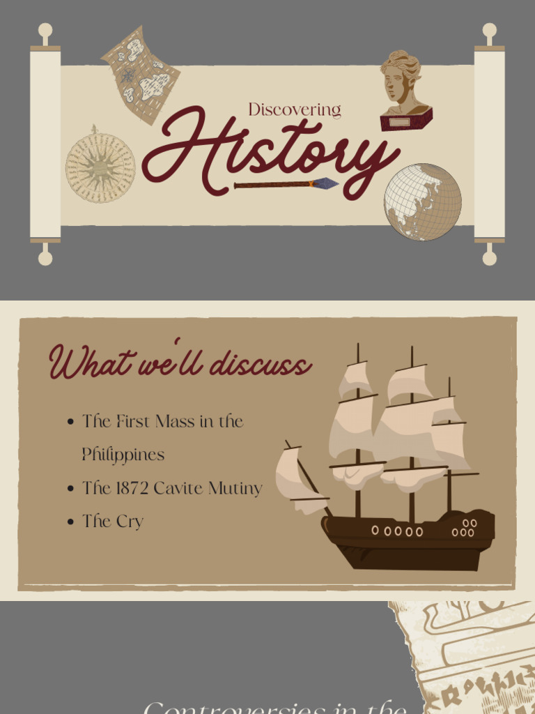 The First Mass in the Philippines The 1897 Cavite Mutiny The Cry | PDF ...