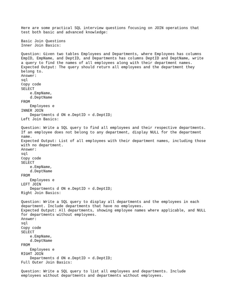 interview_pract_questions | PDF | Computer Programming | Data Management