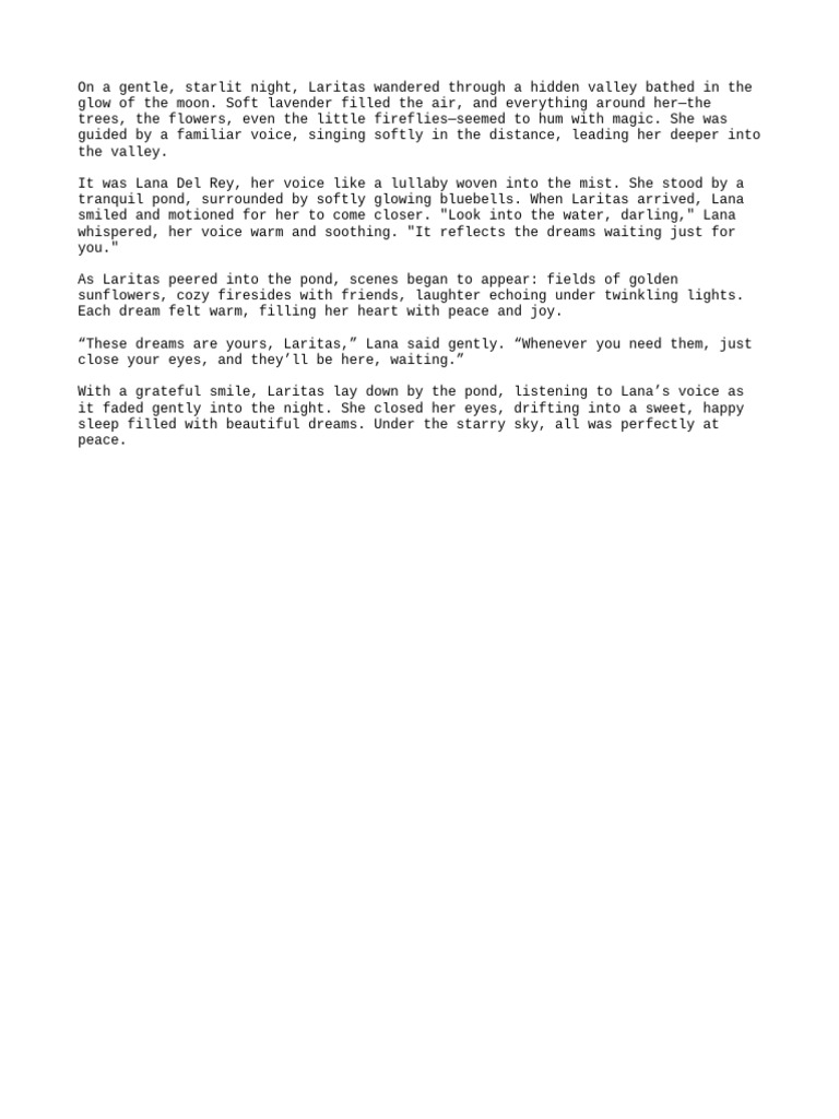 On A Gentle, Starlit Night, Laritas | PDF