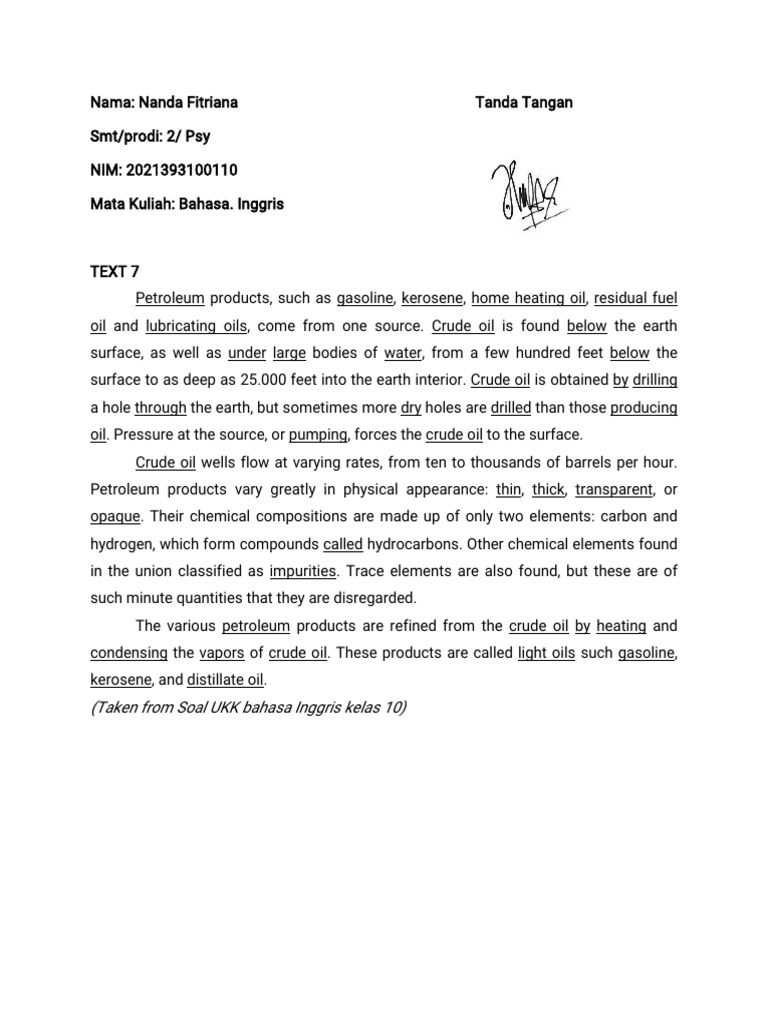 Nanda. Uas Bhs. Inggris | PDF | Technology & Engineering