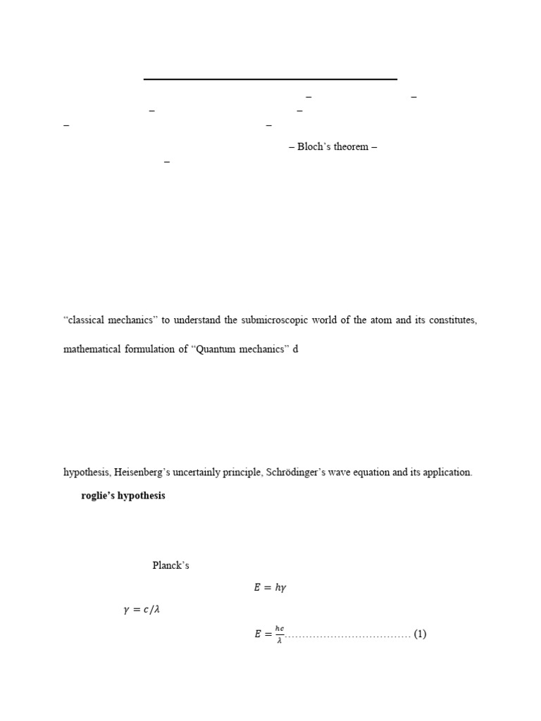 Quantum Mechanics | PDF | Quantum Mechanics | Physics