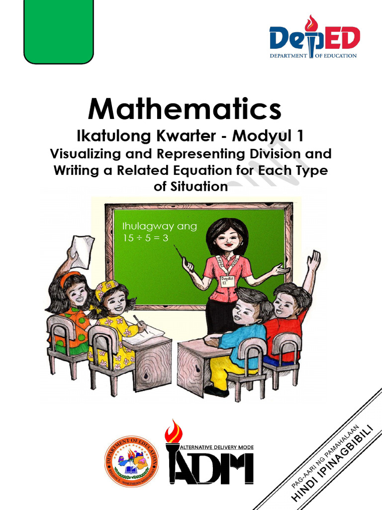 Math2 Q3 Mod1 Visualizing Representing Division Writing Related ...
