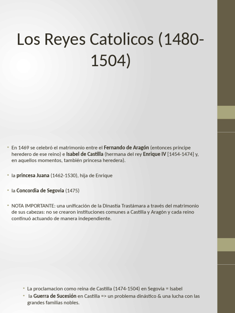Los Reyes Catolicos | PDF | España