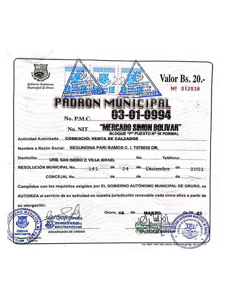 Padron | PDF