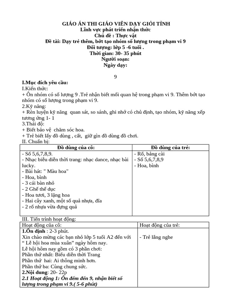 So 9 Tiet 2 1 | PDF
