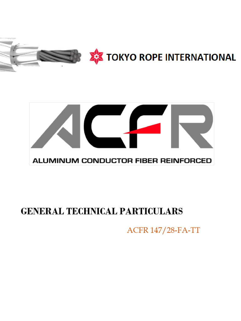 GTD of ACFR 147-28-FA-TT | PDF | Electrical Conductor | Applied And ...