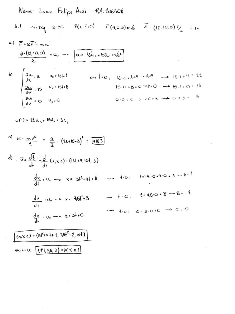 Lista 2 - Ee521 - Luan Felipe Azzi - 206506 | PDF