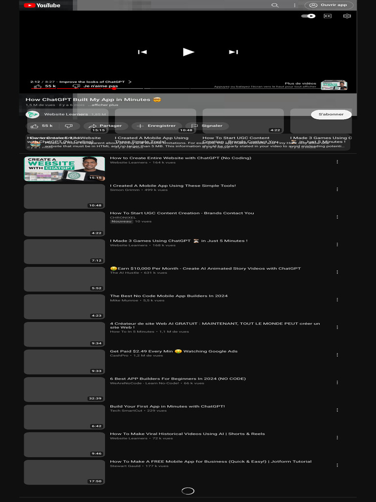 How ChatGPT Built My App in Minutes ? - YouTube | PDF | Computing ... How ChatGPT Built My App in Minutes ? - YouTube | PDF | Computing ...