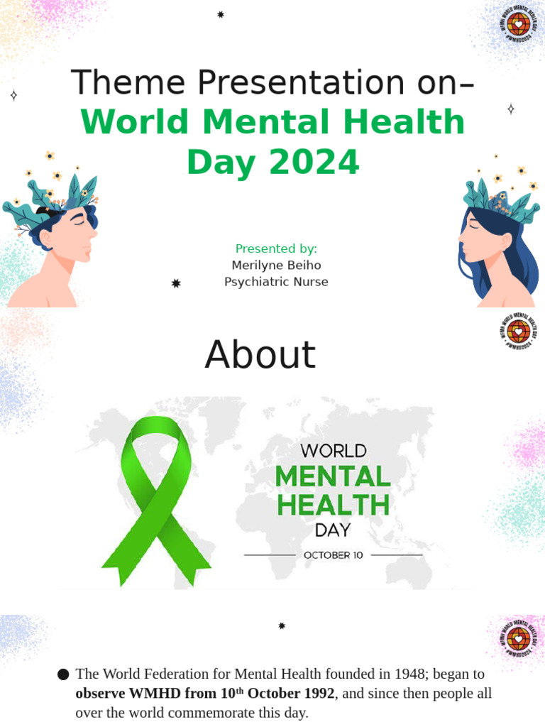 World Mental Health Day 2024 Theme | PDF | Mental Health | Mental Disorder