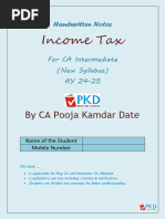 Income Tax Ready Reckoner - FY 2025-26 | PDF | Expense | Capital Gain