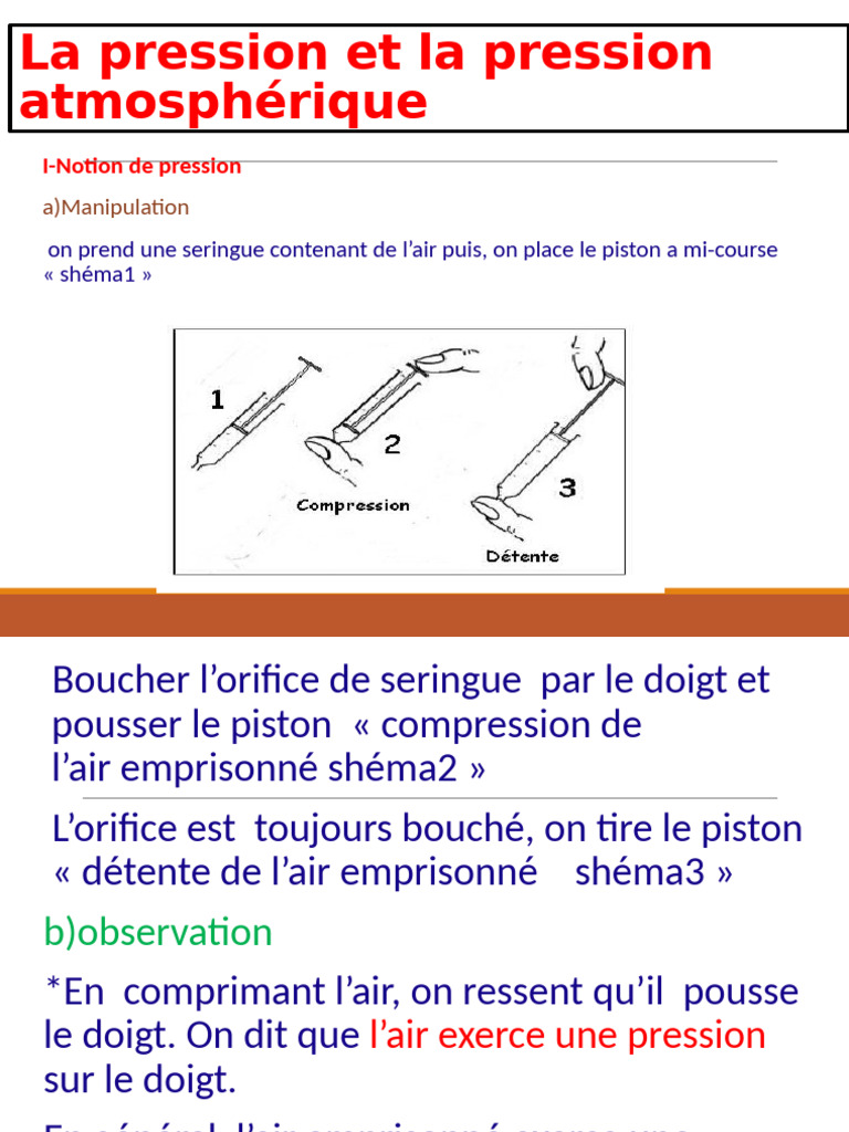 Comprendre la pression de l'air | PDF | Pression | Pression atmosphérique